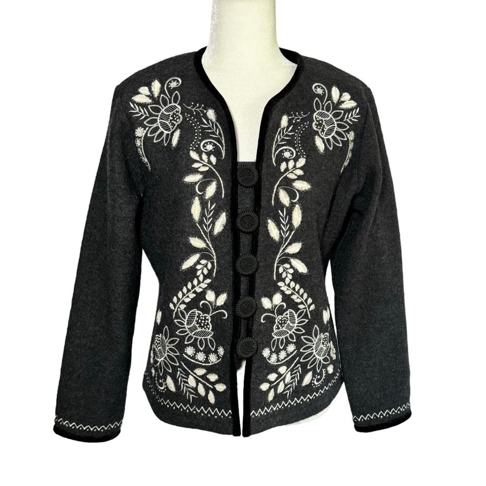 Carson Boiled Wool Jacket - Gem